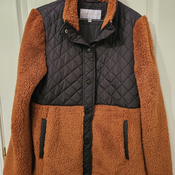 Madden Girl | Jackets & Coats | Madden Girl Black And Orange Jacket ...